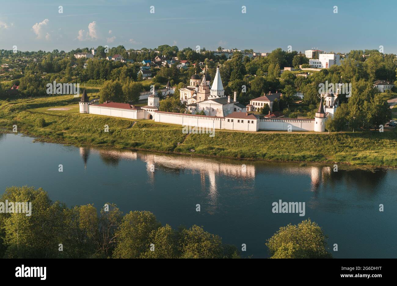 Panorama volga river in summer hi-res stock photography and images - Alamy