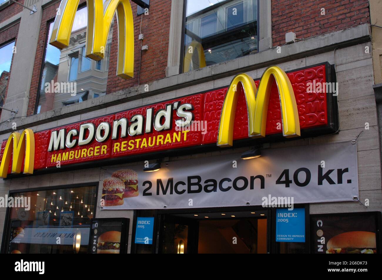 2 McBacon for 40 danish kroner commercial at McDonalds Restaurant ...