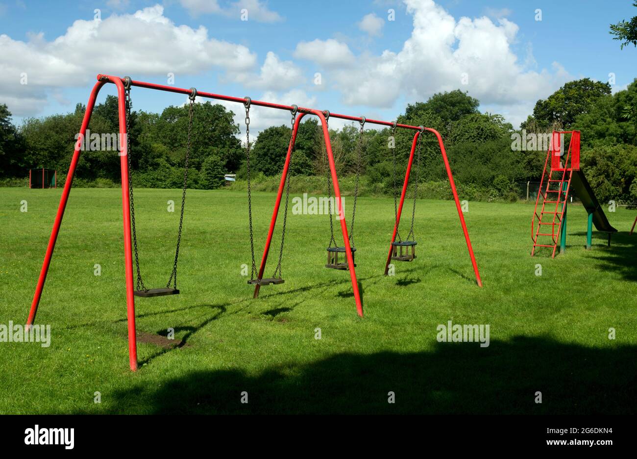 The recreation ground, Ansty village, Warwickshire, England, UK Stock ...