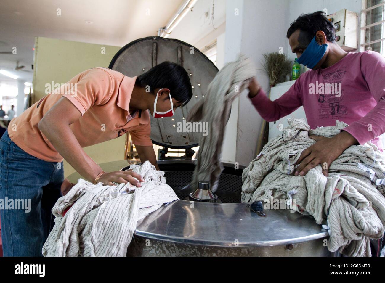 The garments factory both man and women are working hard to get profess ...