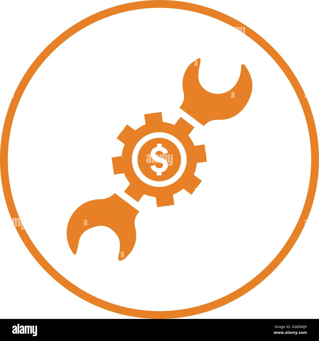 Application tools, financial gears icon - Use for commercial purposes ...