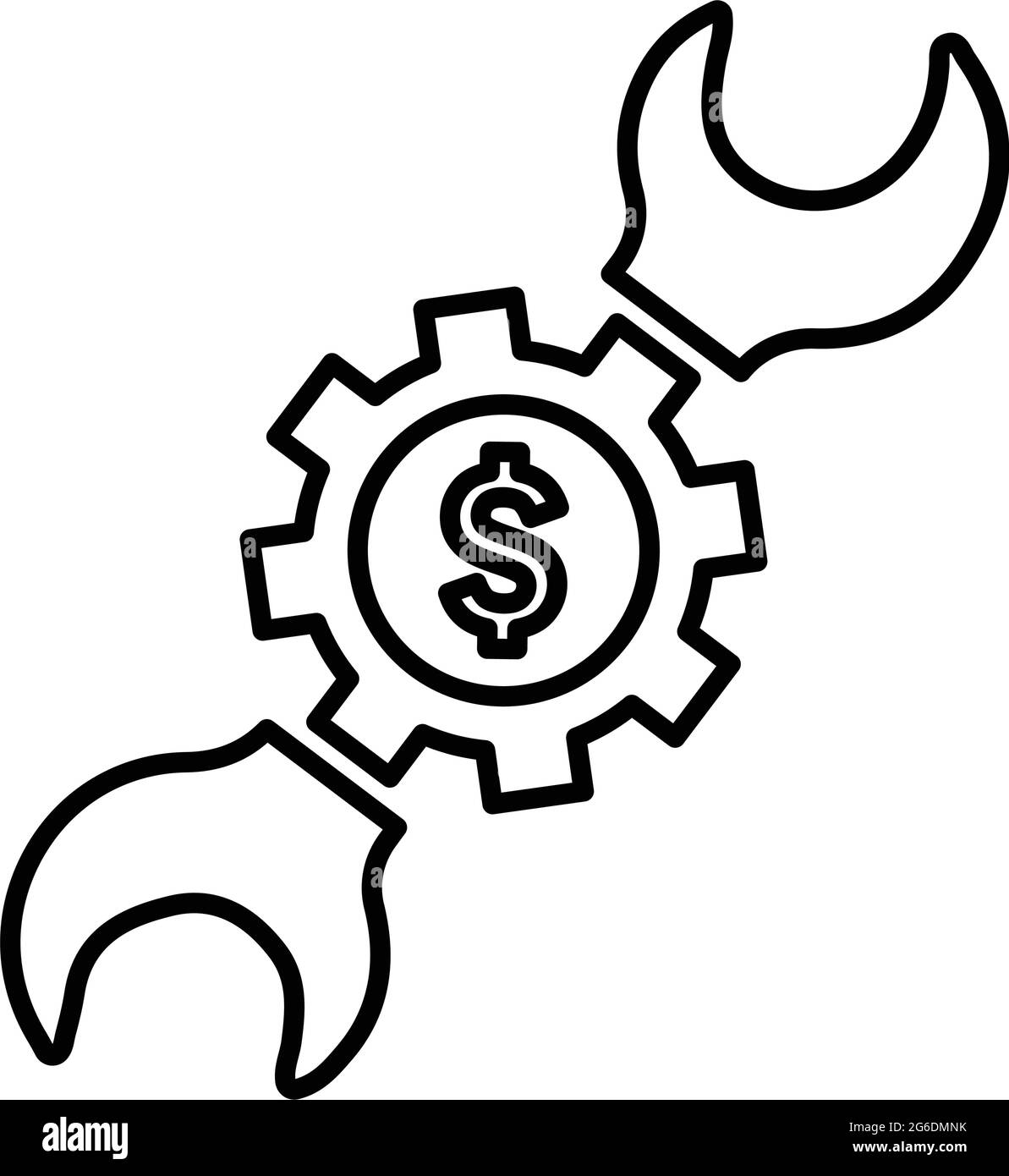Application tools, financial gears icon - Use for commercial purposes ...