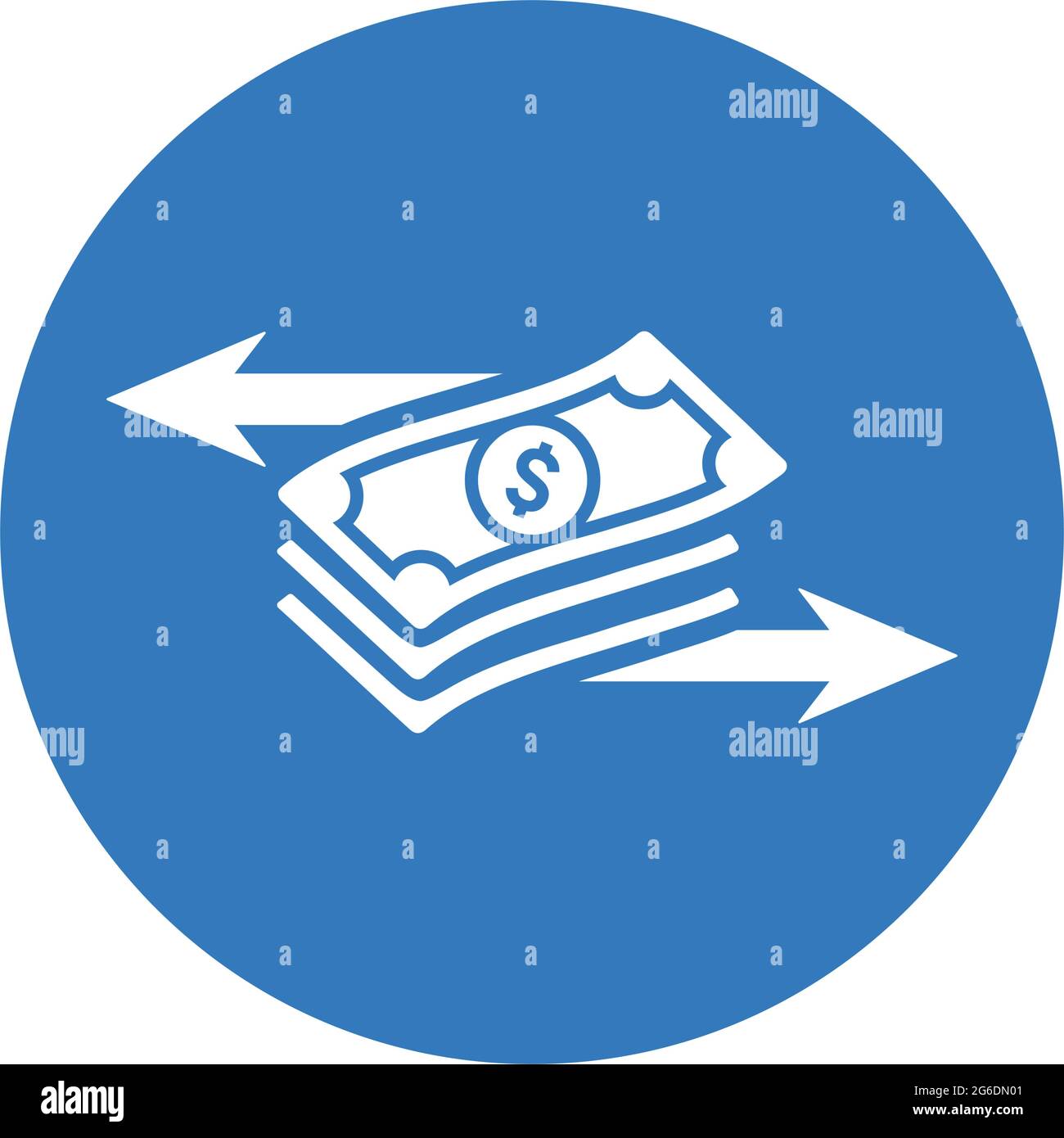 Money transfer icon Stock Vector Images - Alamy