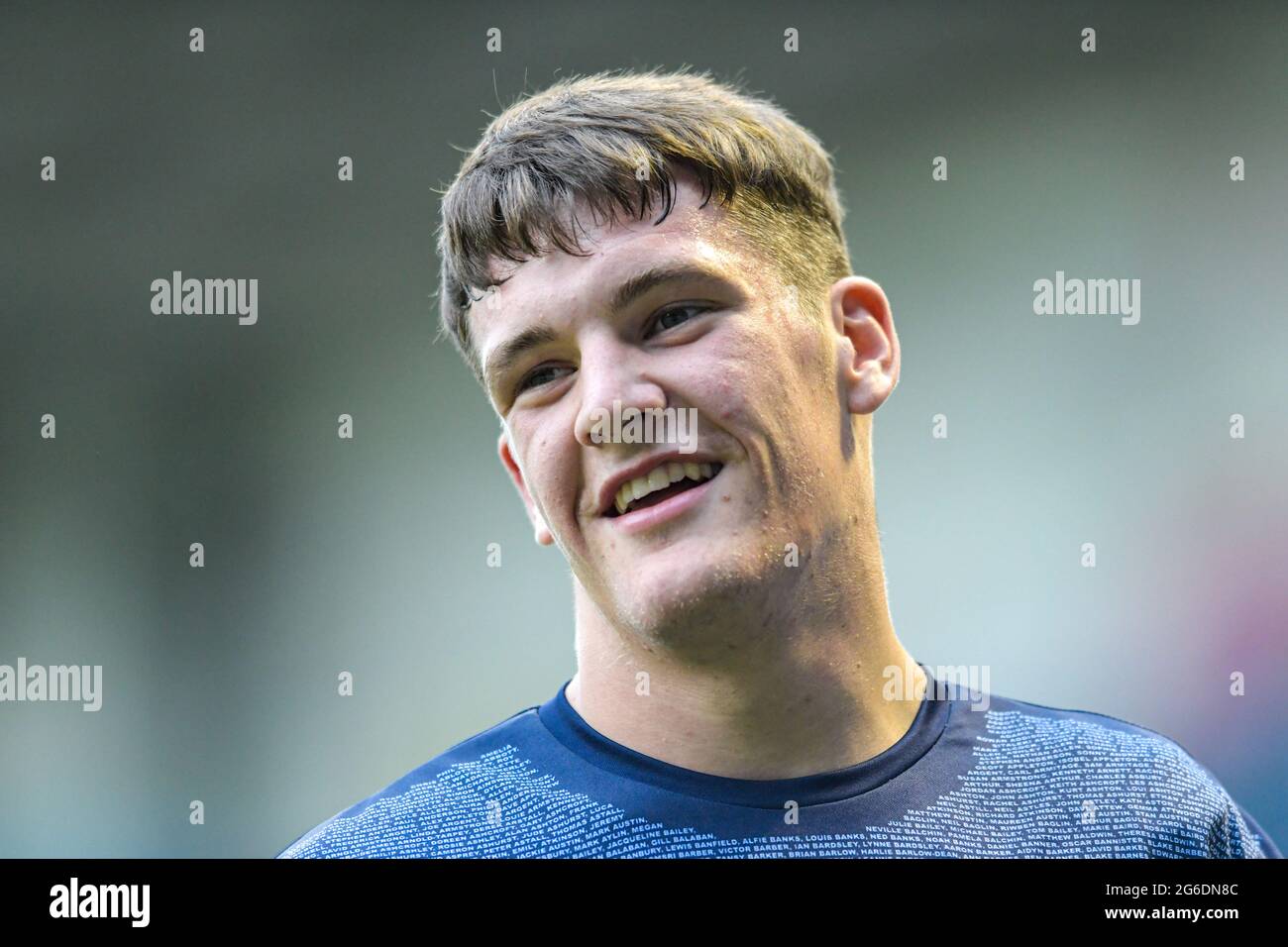 Josh Thewlis (23) of Warrington Wolves in action Stock Photo - Alamy