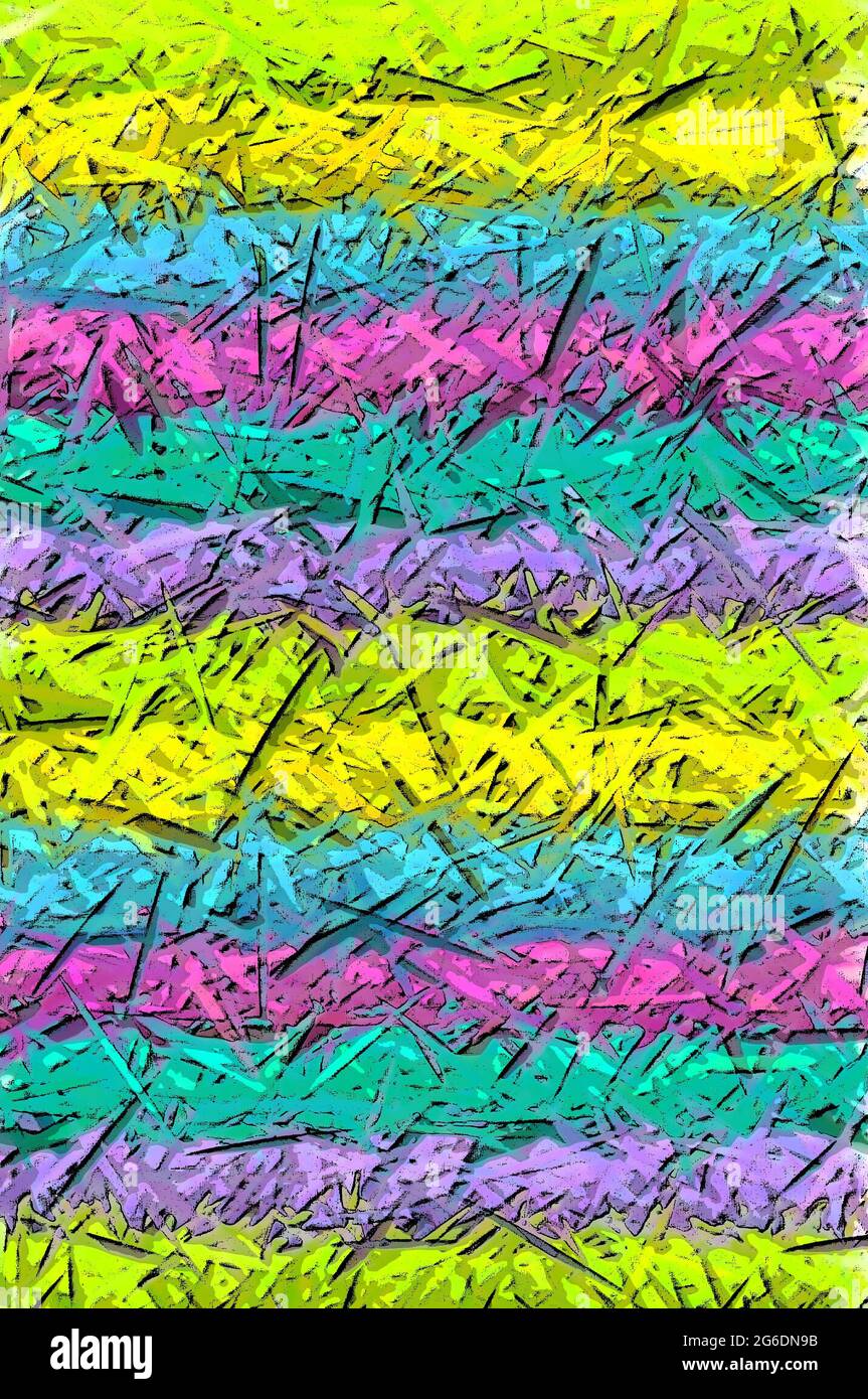 Background image of layers of Easter grass antiqued for texture. Colors ...
