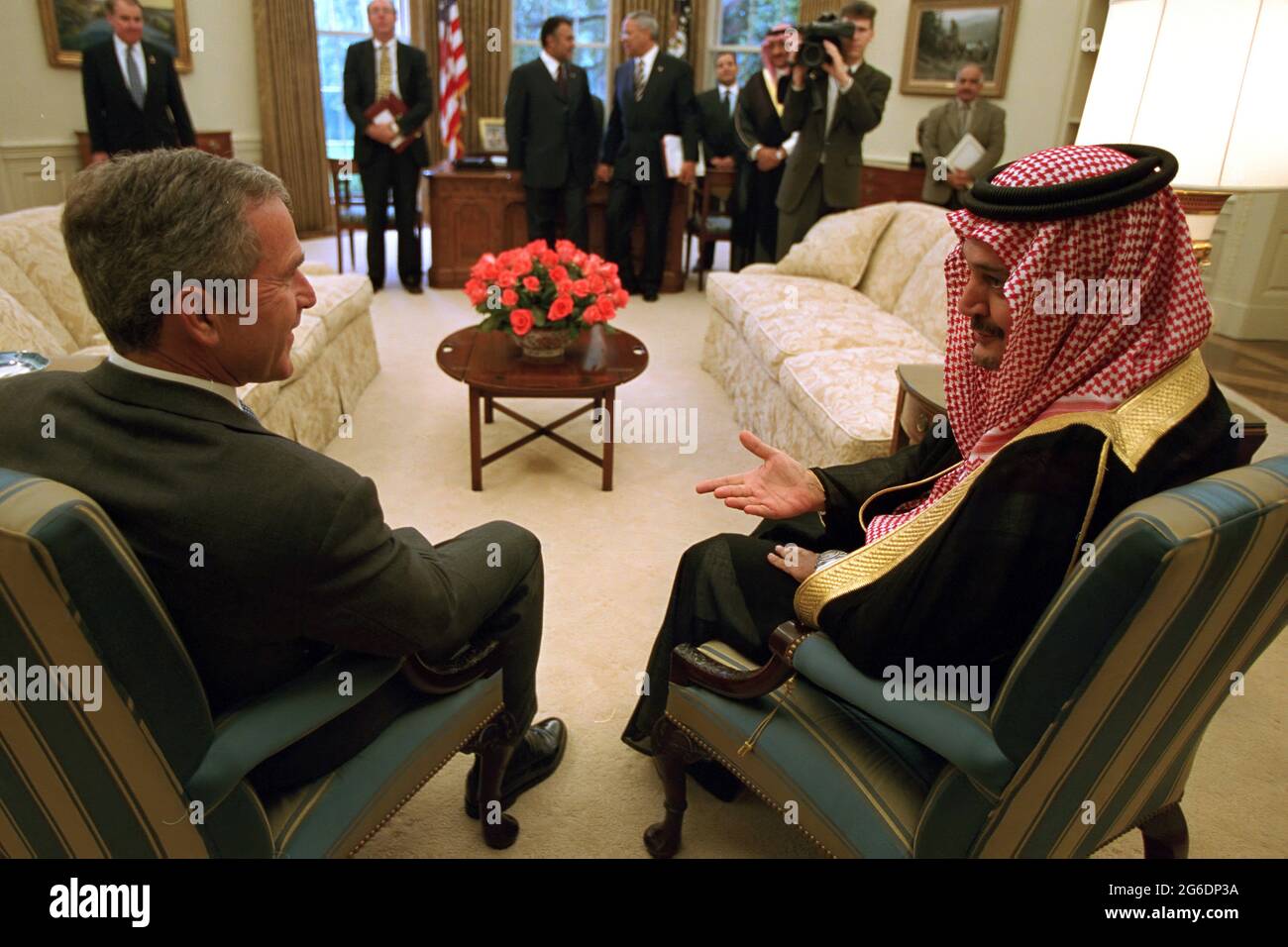 President George W. Bush meets with Foreign Minister Saudi Al-Fail of ...