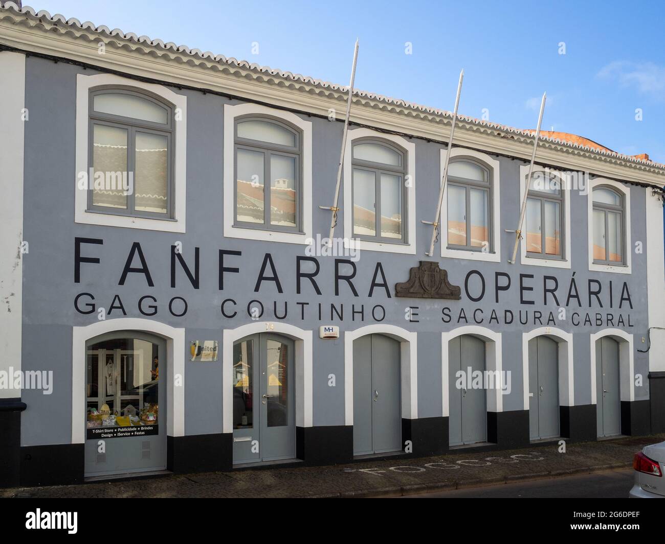 Angra do heroísmo building hi-res stock photography and images - Alamy