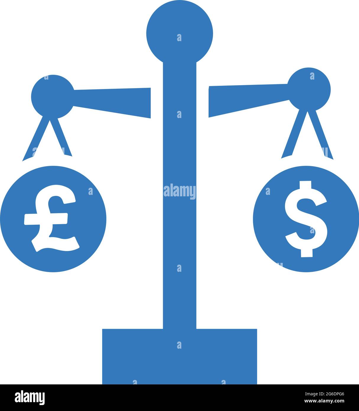 Currency balance, measure, weight icon - Simple editable vector EPS ...