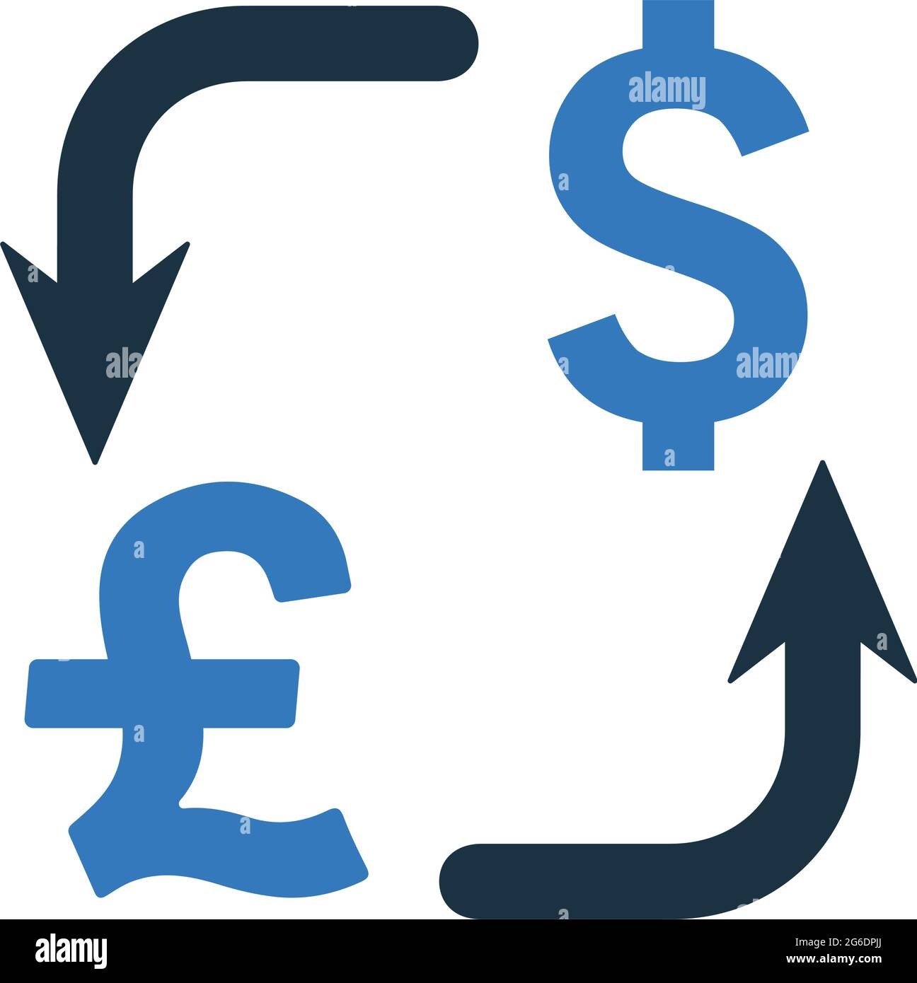 Currency conversion, dollar, money icon - Simple editable vector EPS ...