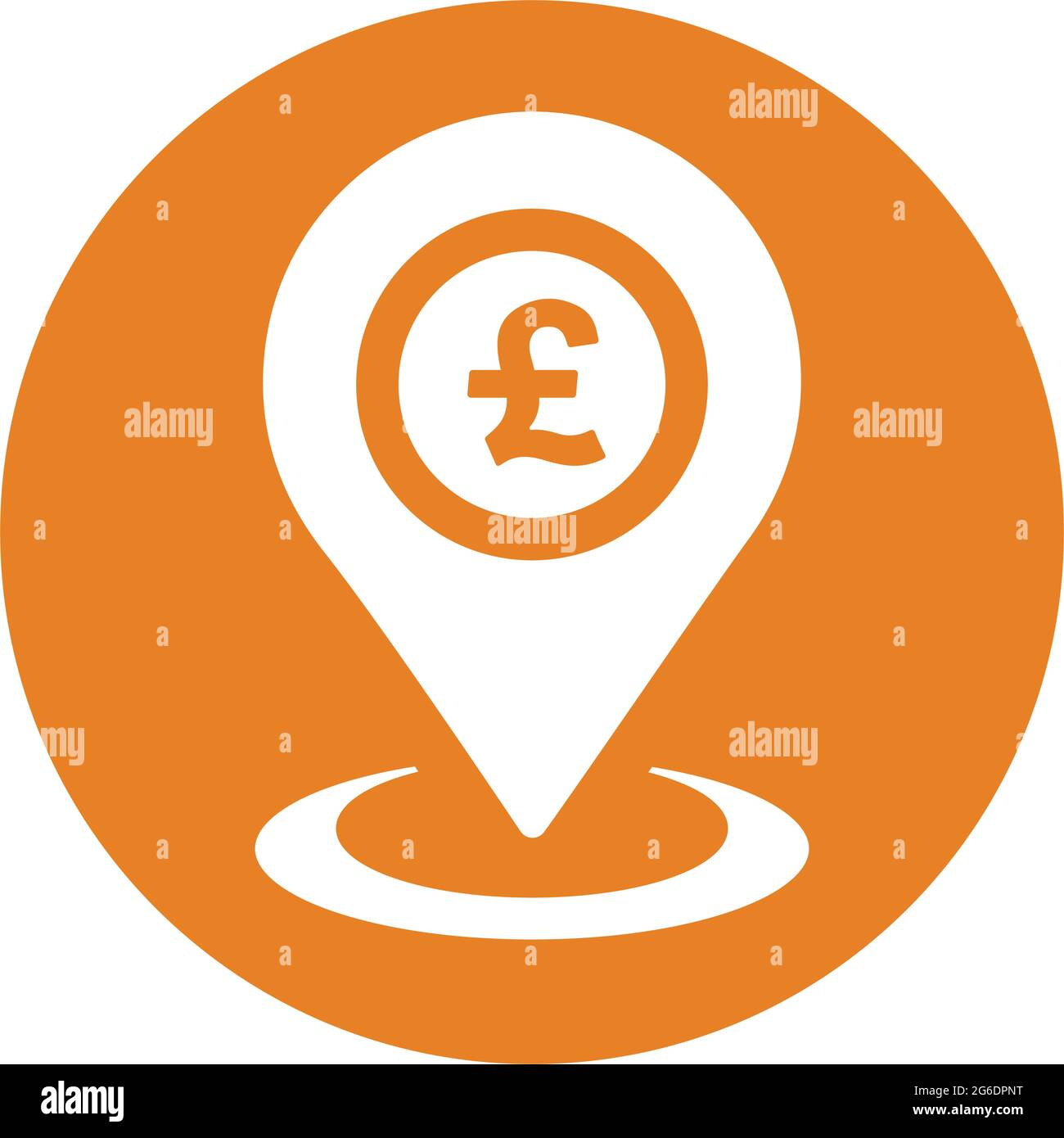 Dollar marker, euro, location icon - Simple editable vector EPS file ...