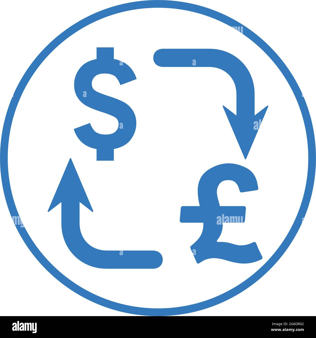 Currency conversion, dollar, money icon - Simple editable vector EPS ...