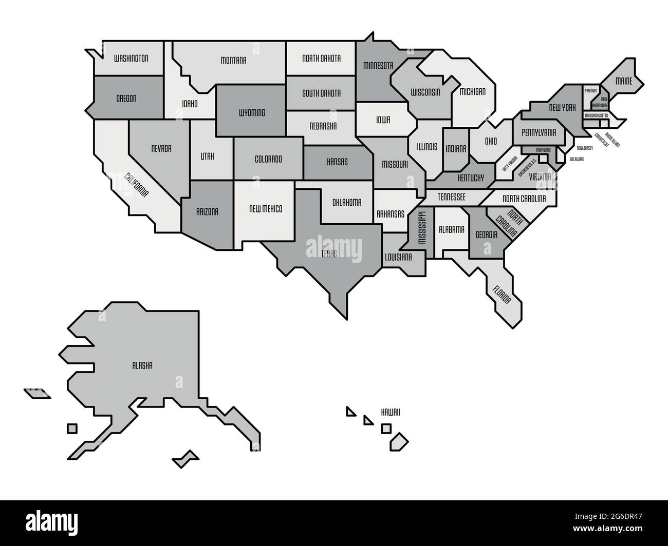 Retro usa map hi-res stock photography and images - Alamy