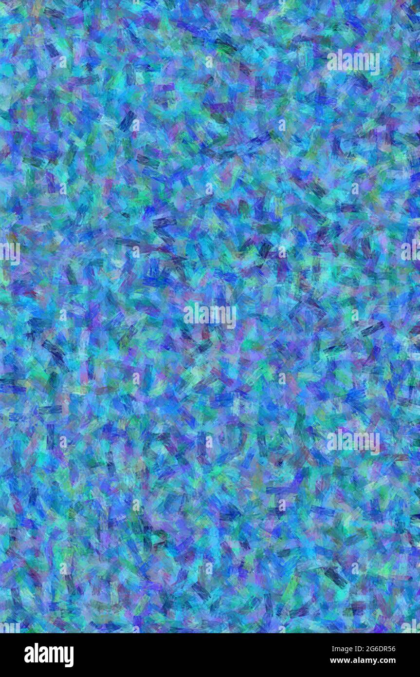 Shades of blue form diagonal pattern in smudged and watercolor pattern ...