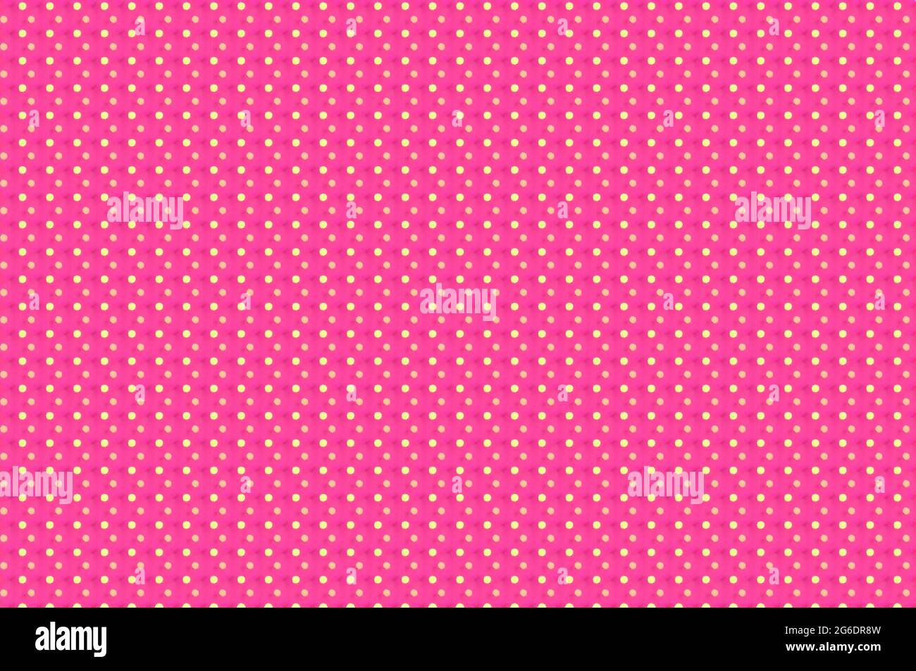 Blinking and glowing yellow dots fill hot pink background Stock Photo ...