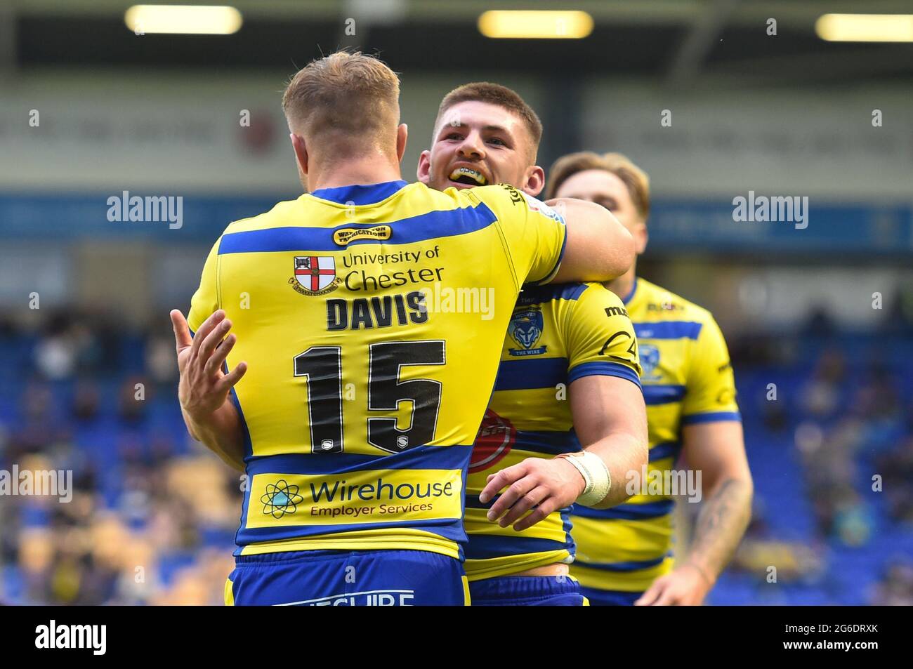 Warrington, UK. 05th July, 2021. Danny Walker (16) of Warrington Wolves ...