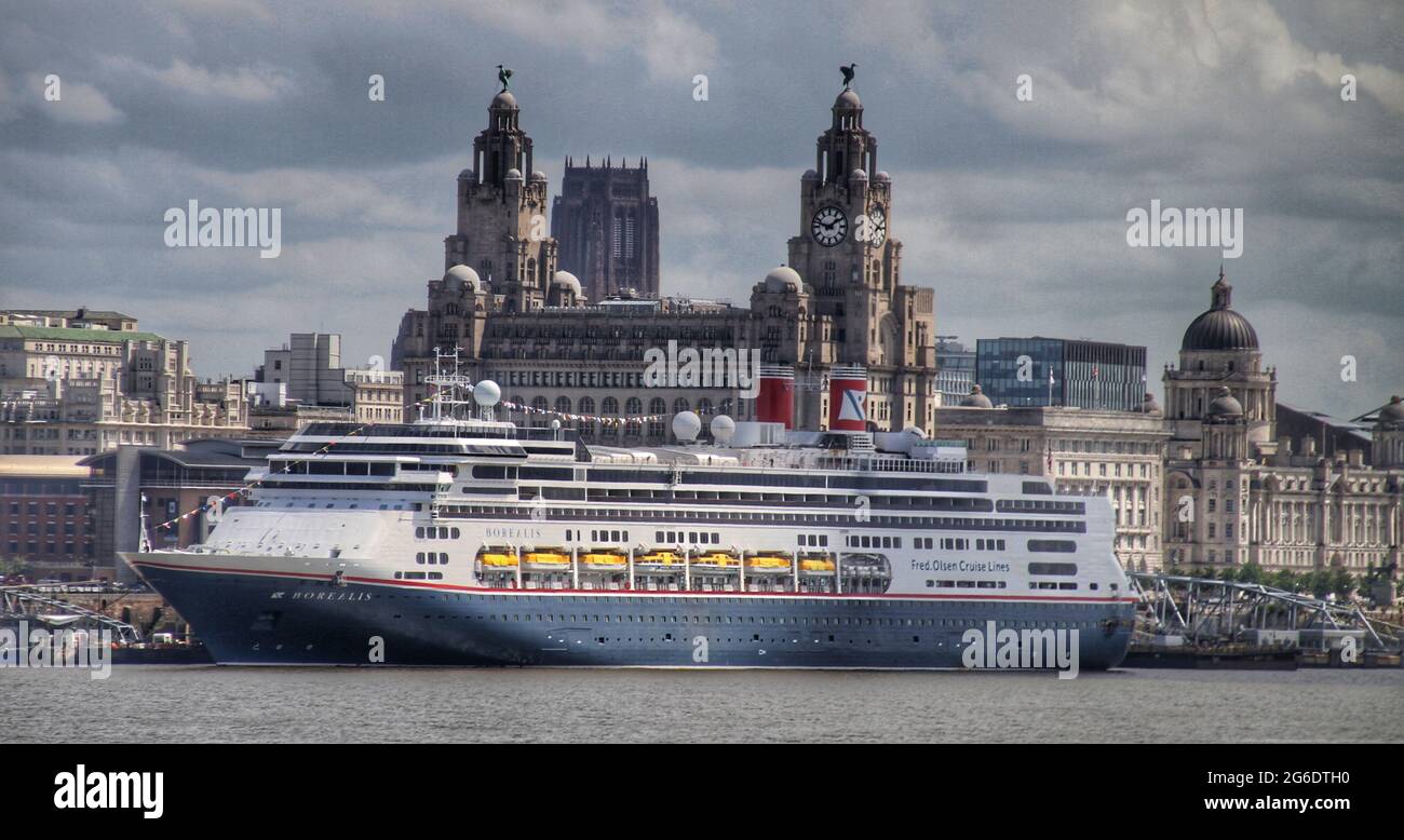 Fred Olsen cruise ship Borealis maiden voyage Stock Photo - Alamy