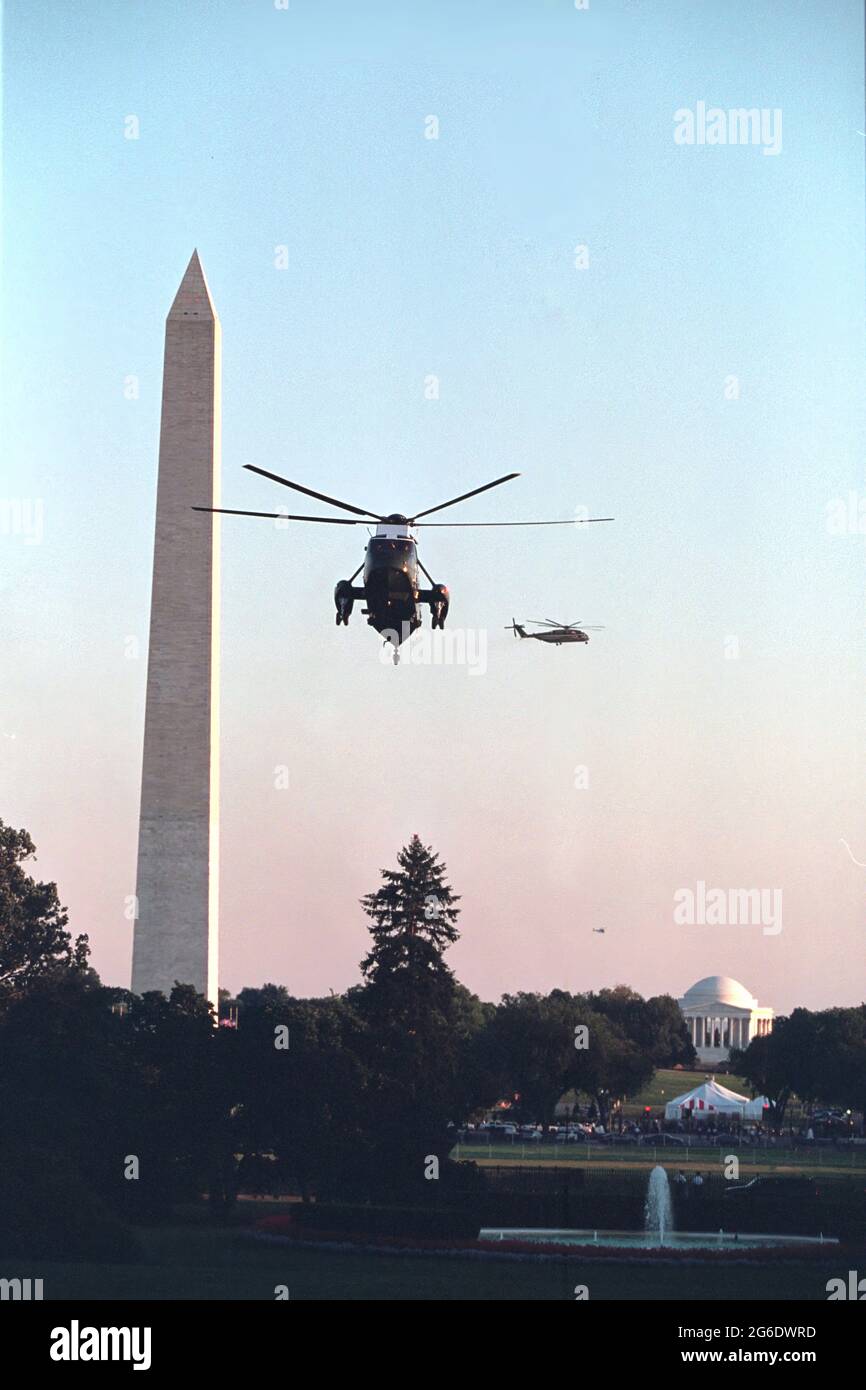 As President George W. Bush returns to Washington, D.C. Tuesday, Sept ...