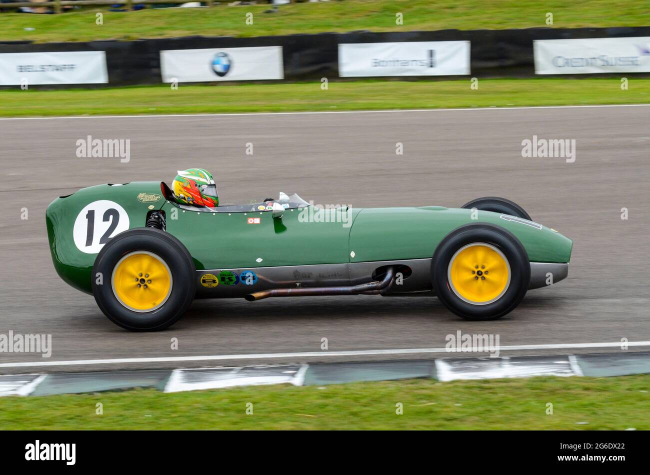 Lotus Climax 16 classic, vintage racing car competing in the Richmond ...