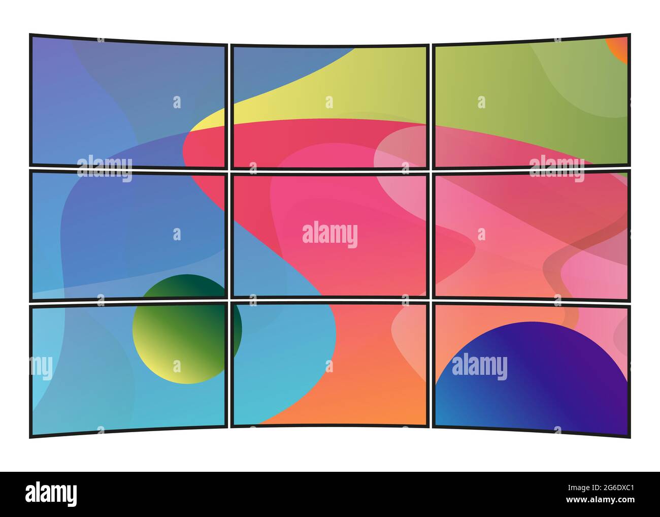 Information monitors Stock Vector Images - Alamy