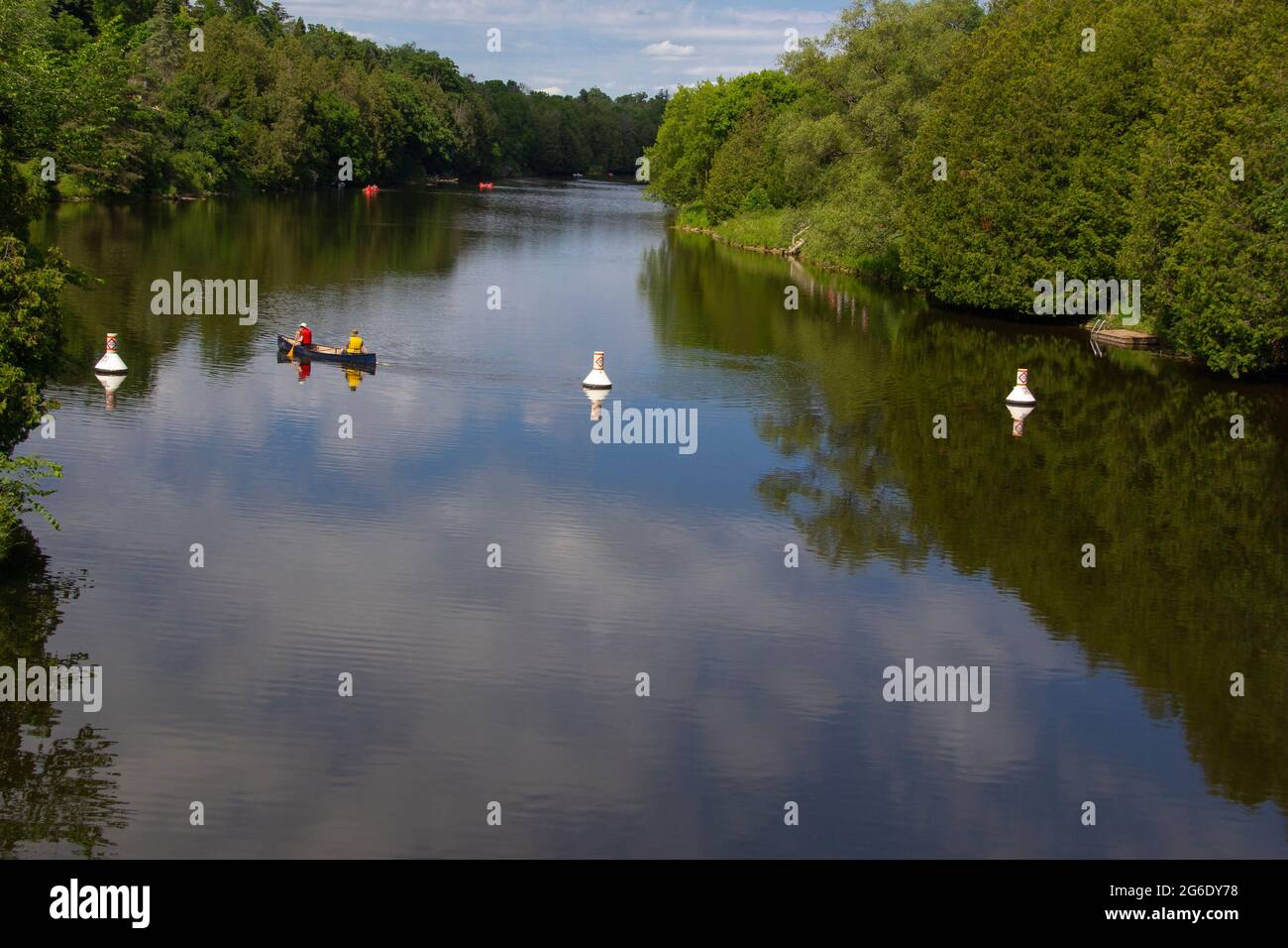 Beautiful landscape river canoe hi-res stock photography and images - Alamy