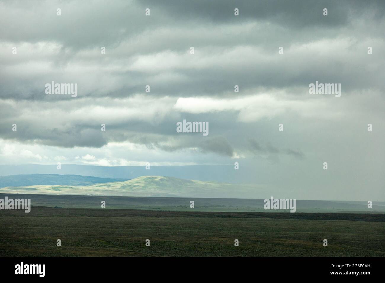 Cloudy Mountain Top Stock Photo - Alamy