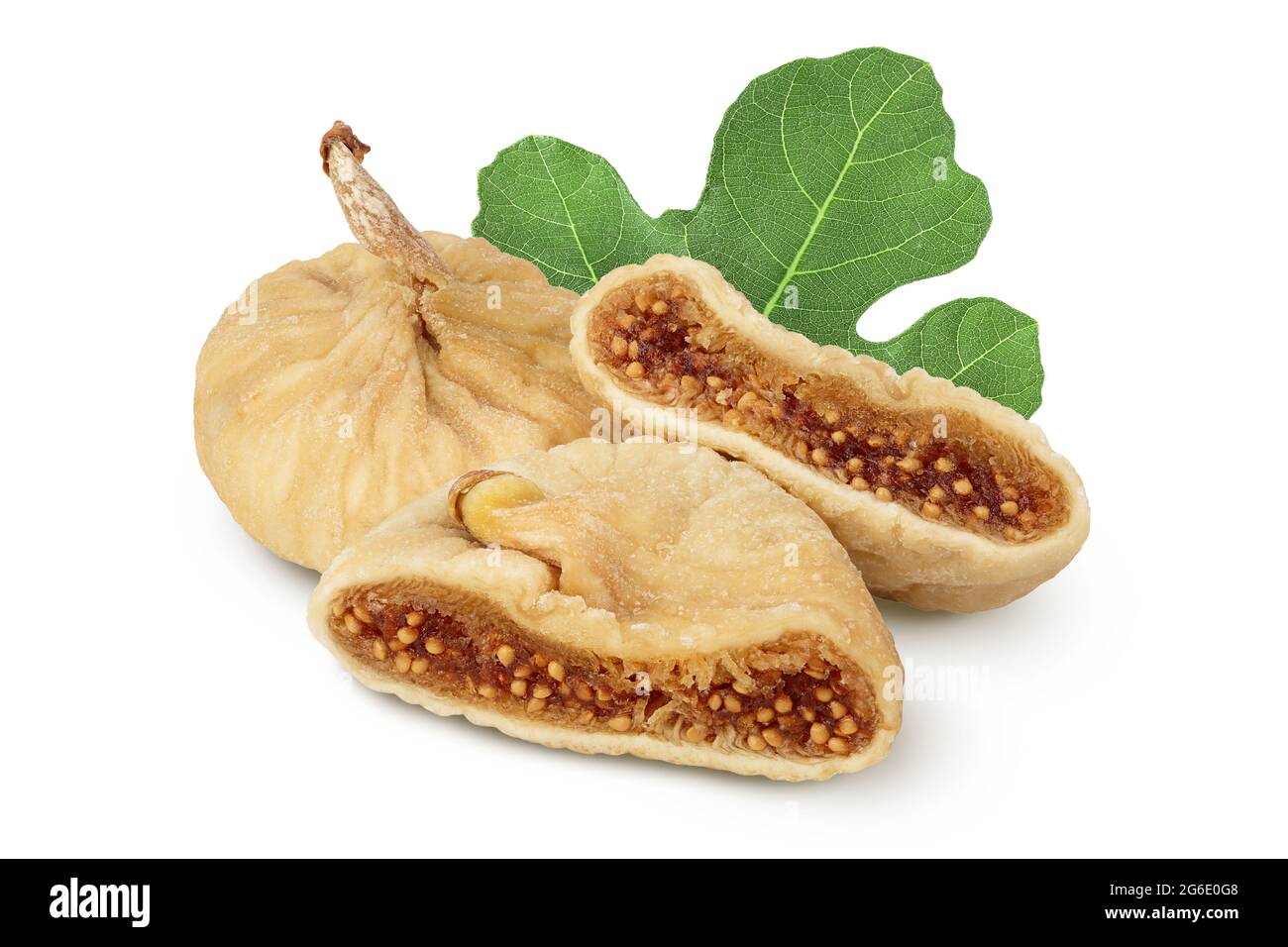 dried fig isolated on white background with clipping path and full ...