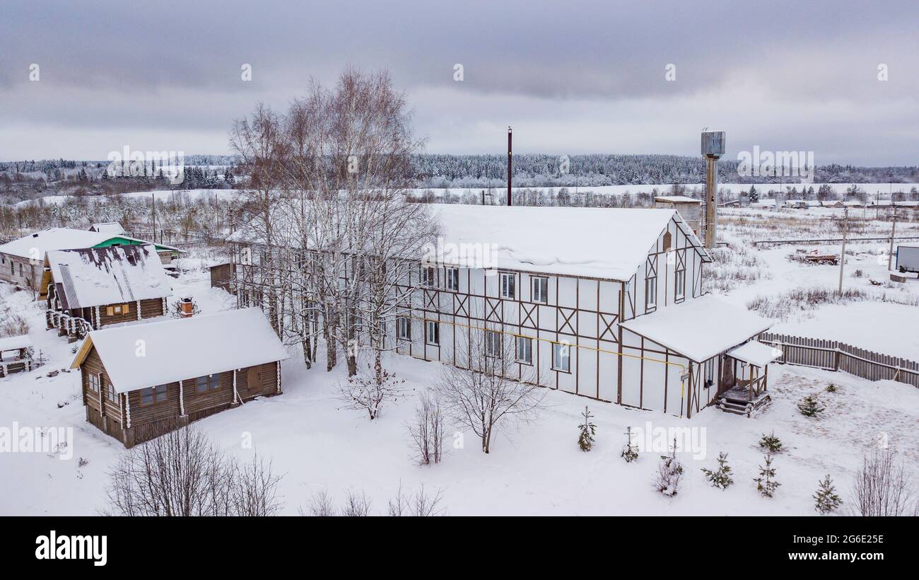 Territory of the residence of Ded Moroz Stock Photo - Alamy