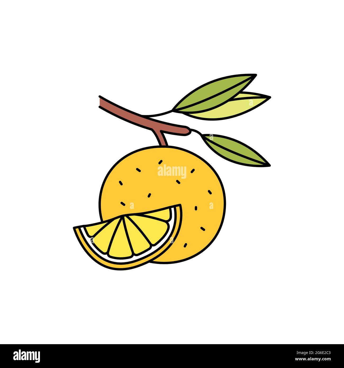 Lemon citrus app icon hi-res stock photography and images - Alamy