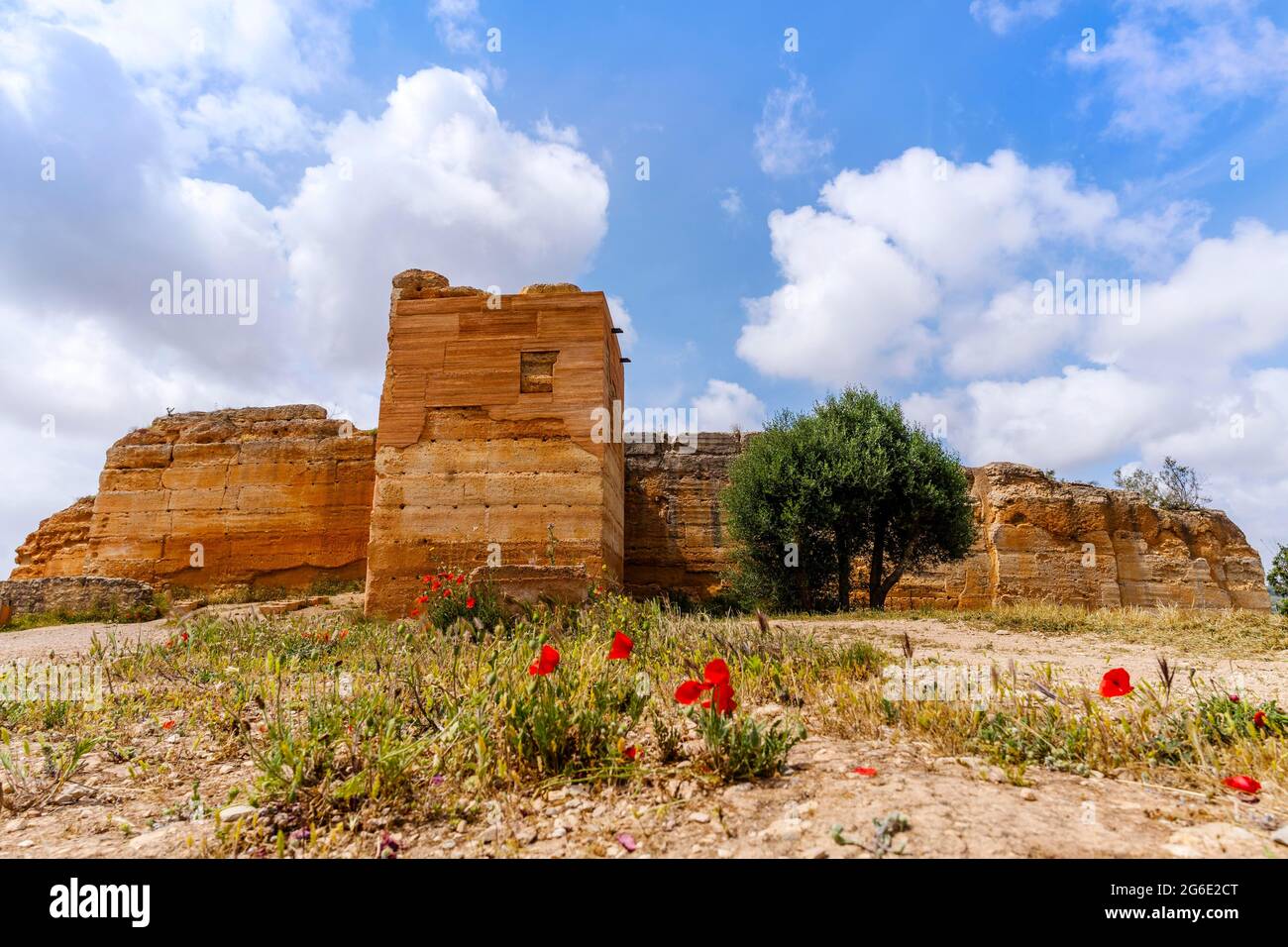 The Castle of Paderne, an ancient fortification located in the ...