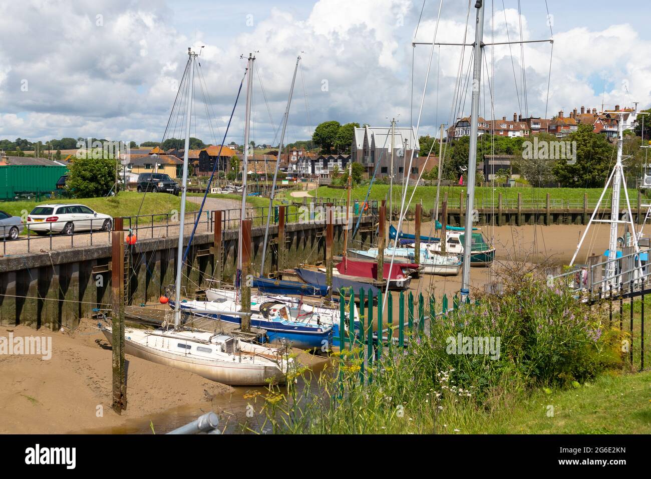 Rye town and river Brede, east sussex, uk Stock Photo - Alamy