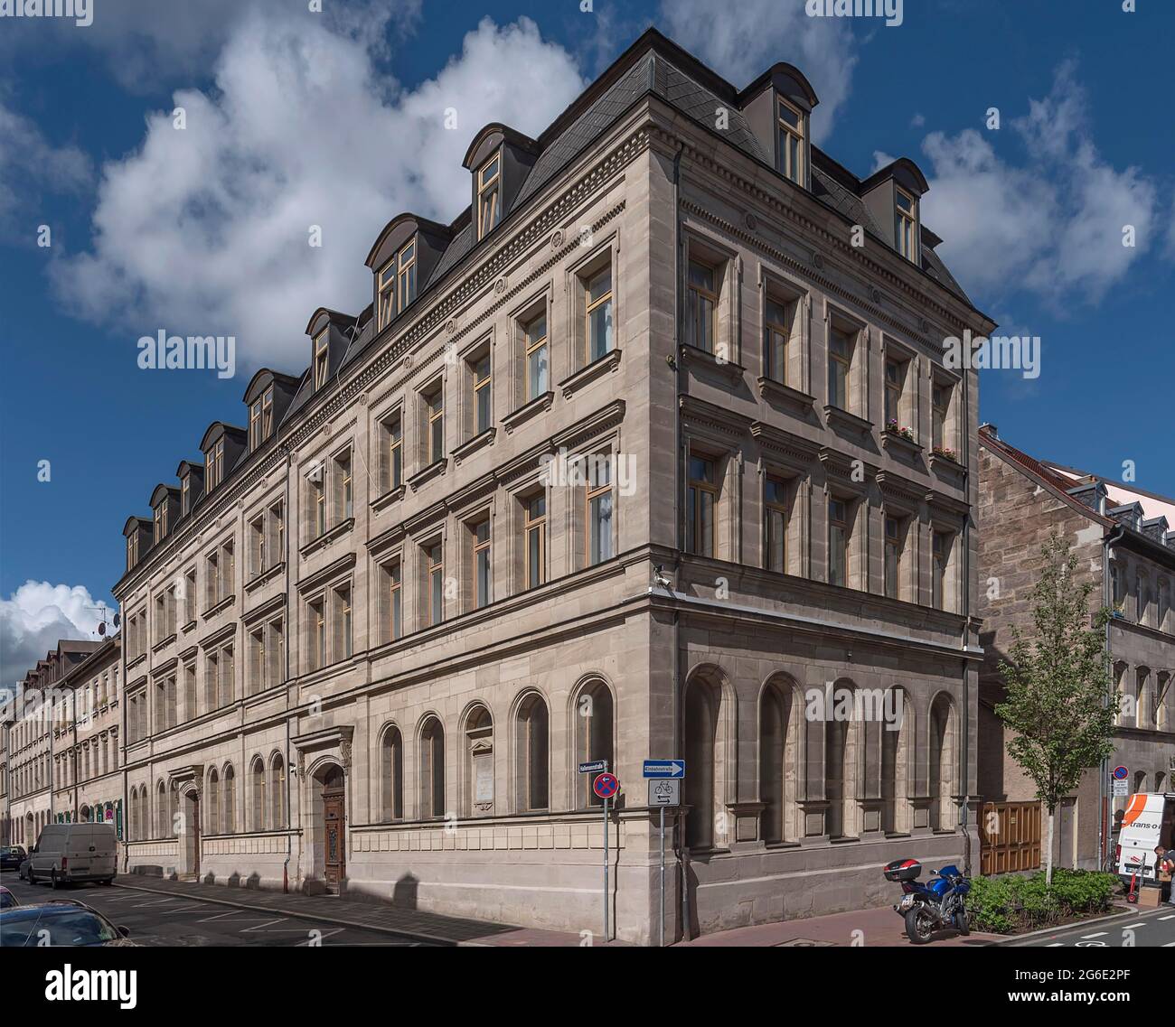 Monument built 1868 extended 1884, until 1943 Jewish orphanage, today ...