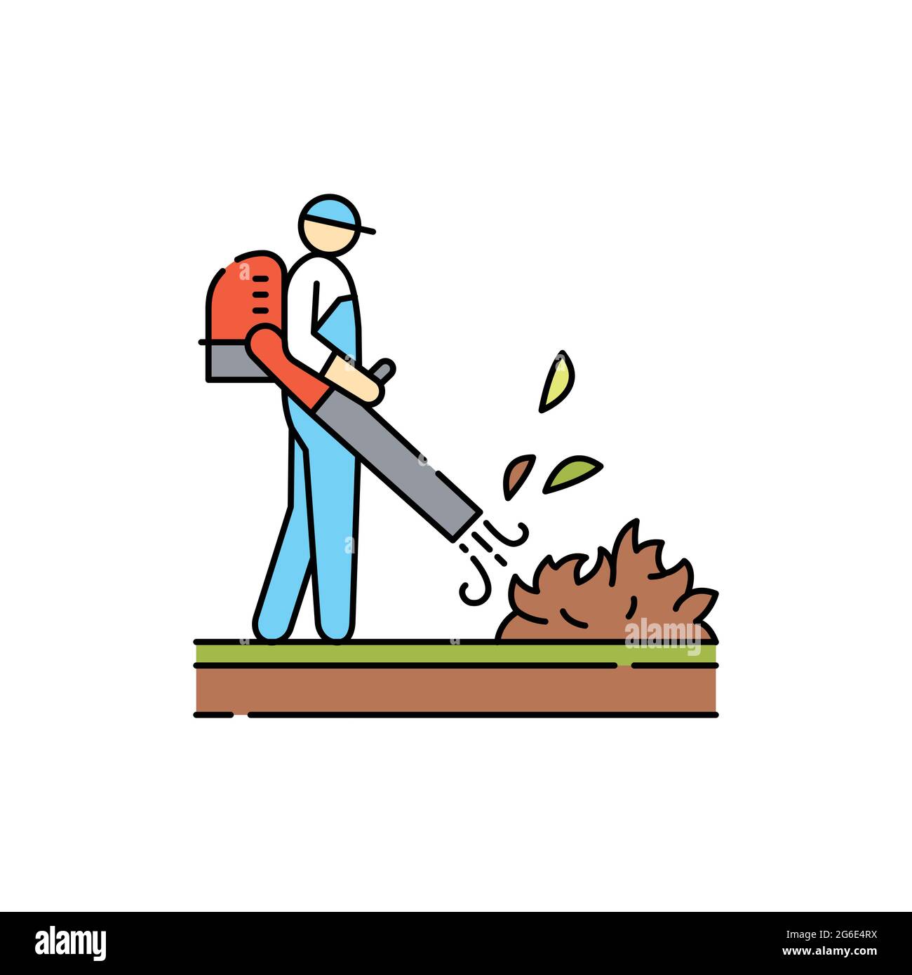 Leaf Blower Clipart