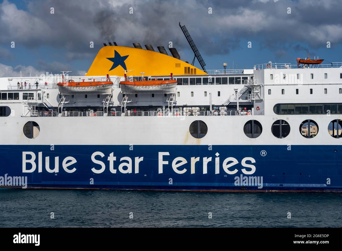 Ferry from Blue European Starling Ferries, Ermoupoli, Syros, Cyclades ...