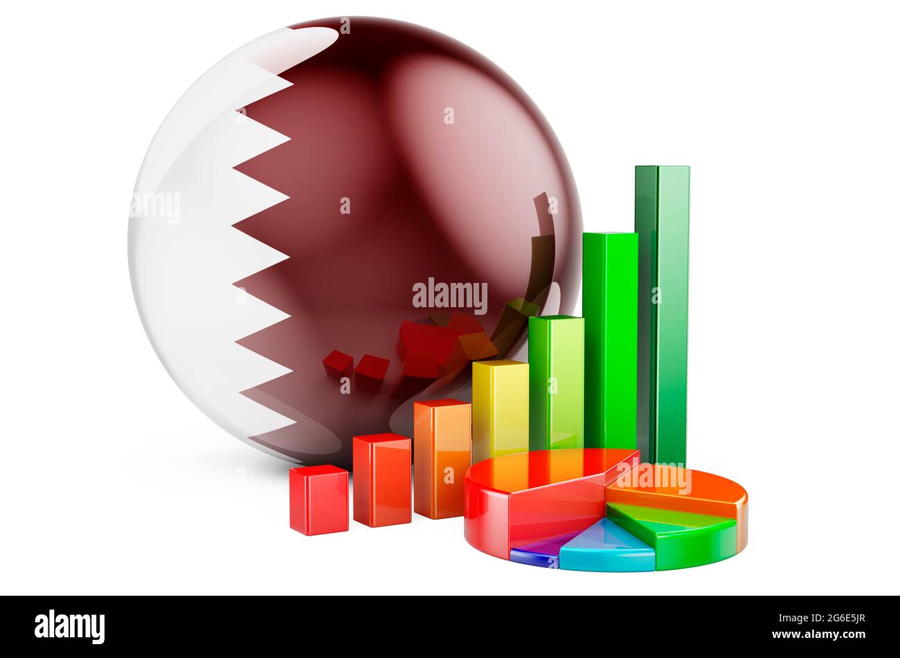 Qatar graph Cut Out Stock Images & Pictures - Alamy