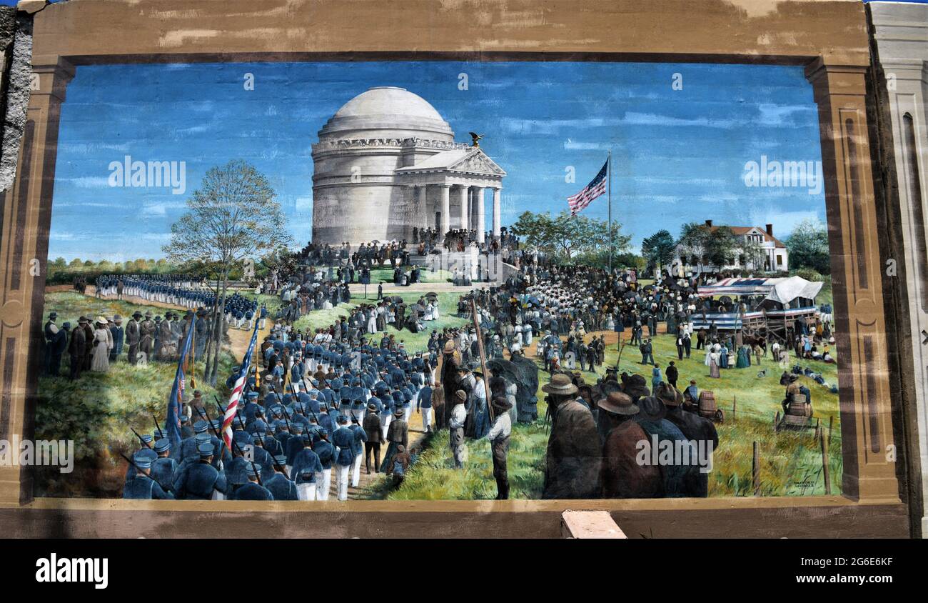 Dedicating the Illinois Monument in the Vicksburg National Military ...