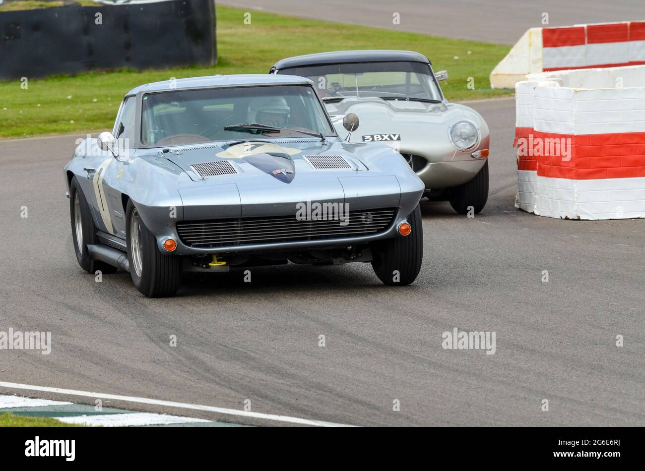 Chevrolet Corvette Sting Ray classic, vintage racing car competing in ...