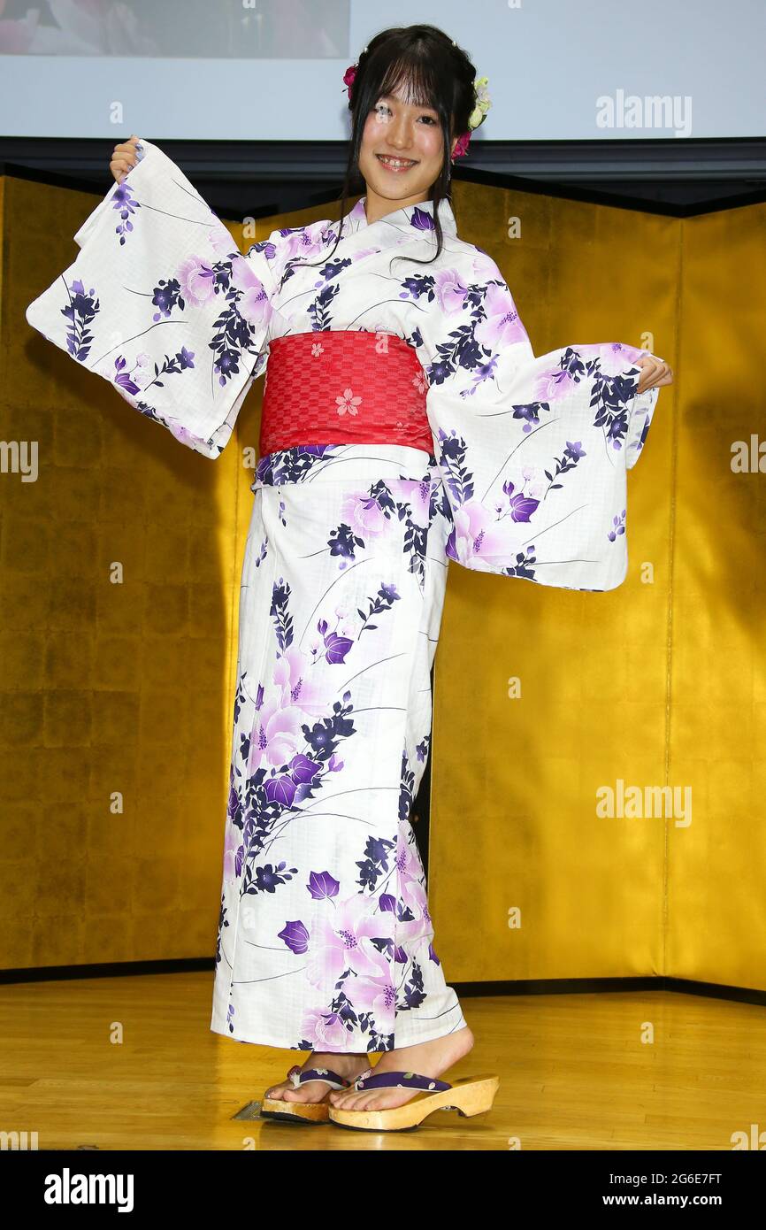The Japan Yukata Culture Association held the "Miss Mister Japan Yukata ...