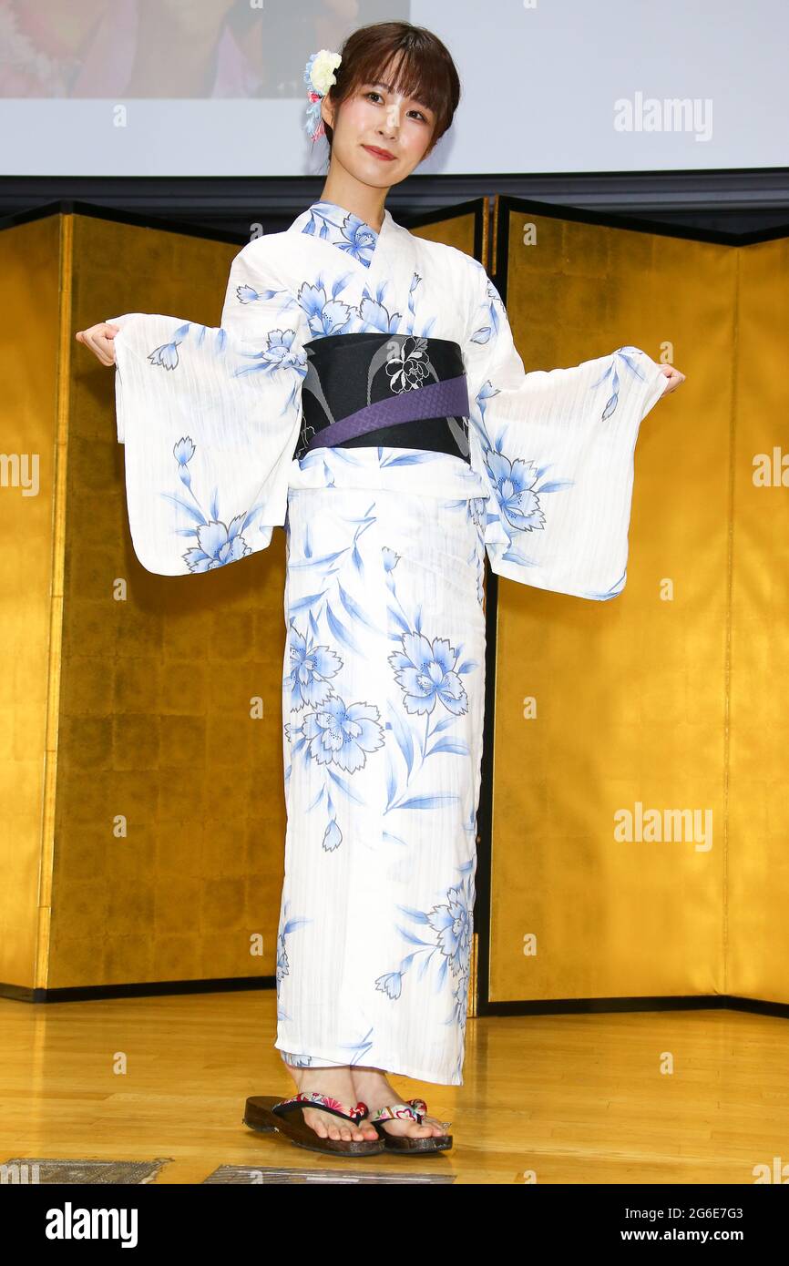 The Japan Yukata Culture Association held the "Miss Mister Japan Yukata ...