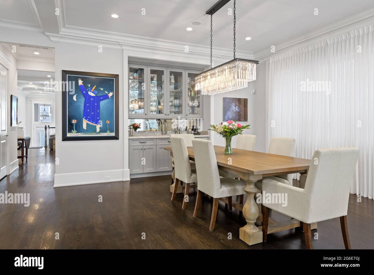 Residential Interior - Dining Room Stock Photo - Alamy