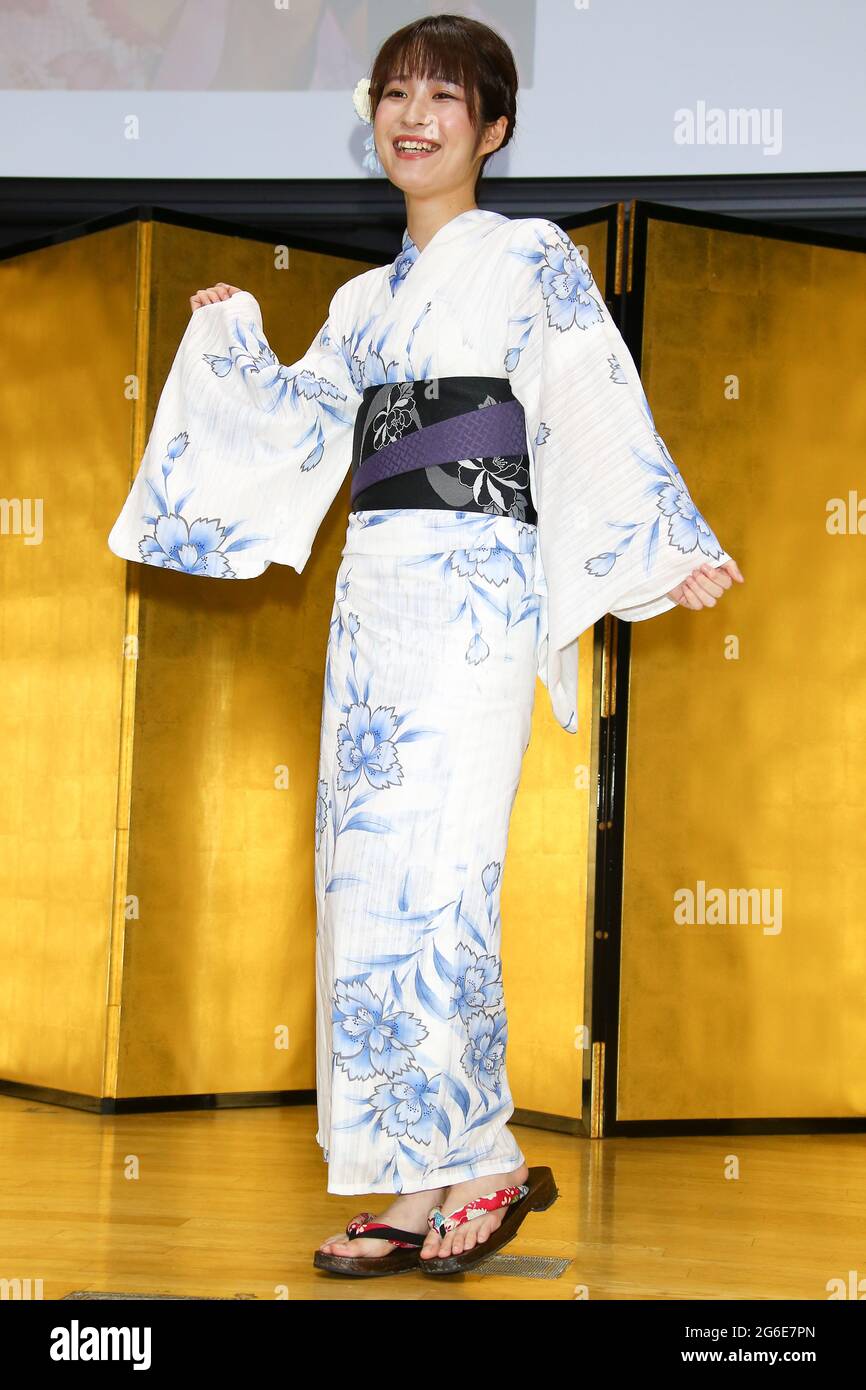 The Japan Yukata Culture Association held the "Miss Mister Japan Yukata ...
