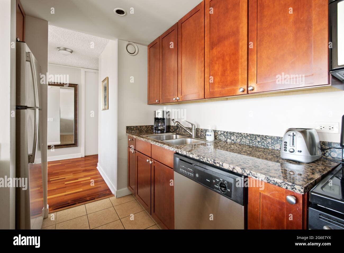 Residential Interior - Kitchen Stock Photo - Alamy