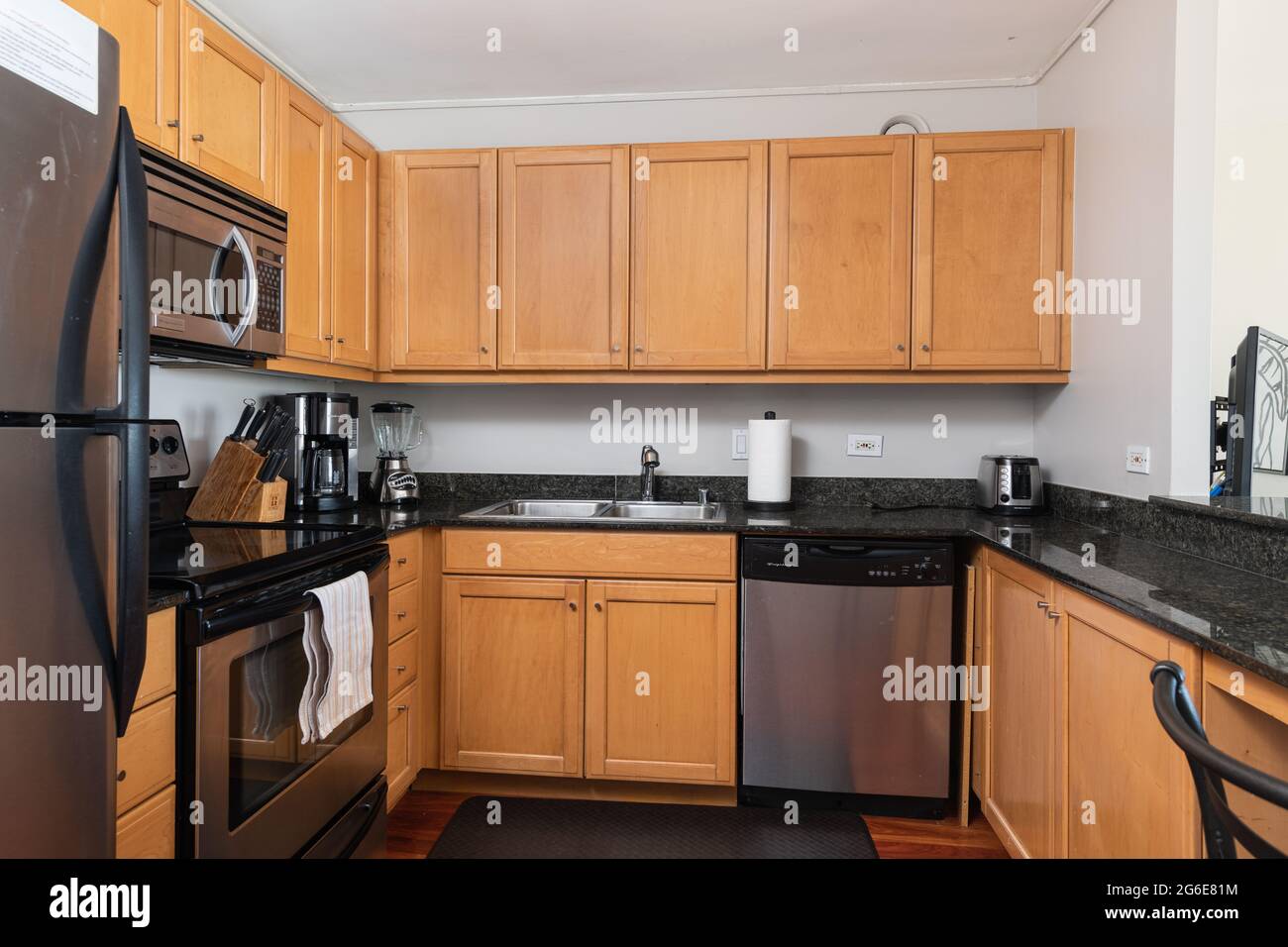 Residential Interior - Kitchen Stock Photo - Alamy