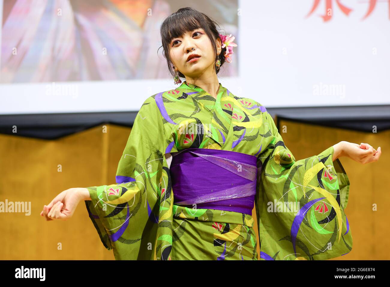 The Japan Yukata Culture Association held the "Miss Mister Japan Yukata ...