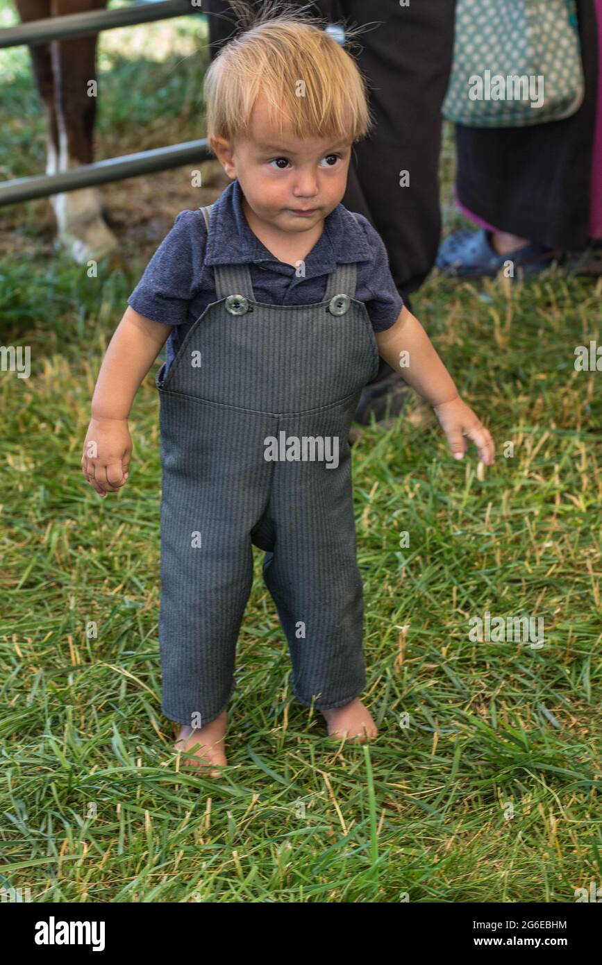 Kid amish child hi-res stock photography and images - Alamy