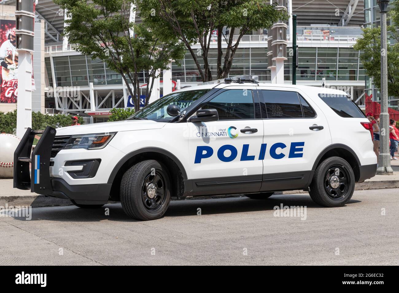 Cincinnati - Circa July 2021: Cincinnati Police Department vehicle. The ...