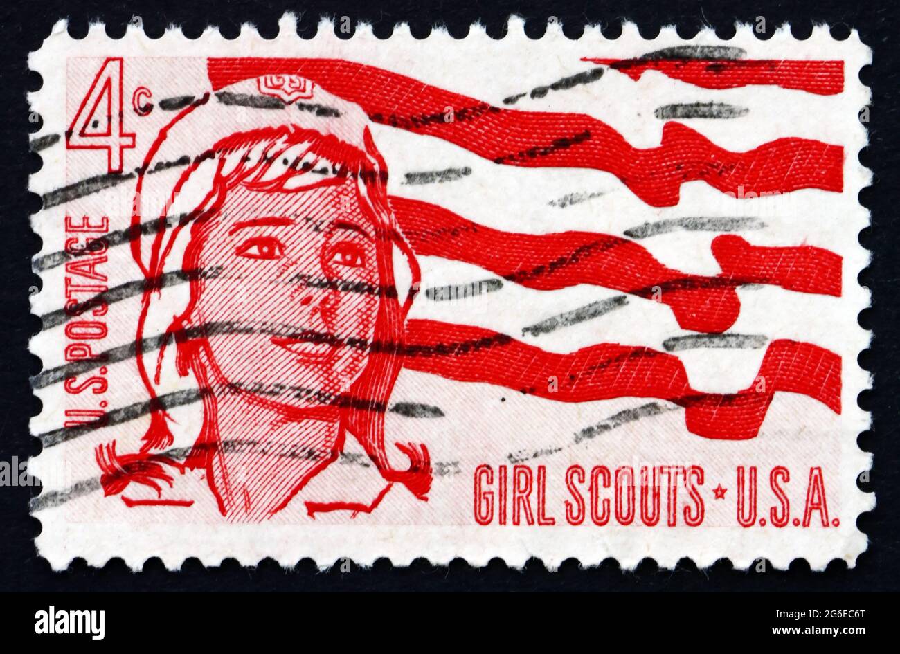 UNITED STATES OF AMERICA - CIRCA 1962: a stamp printed in the USA shows ...