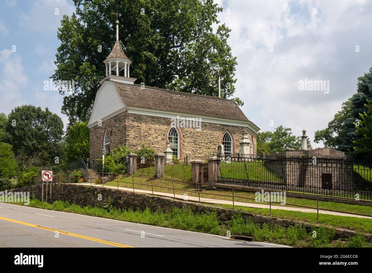 Sleepy Hollow, NY - USA - July 5, 2021: a horizontal view of the ...