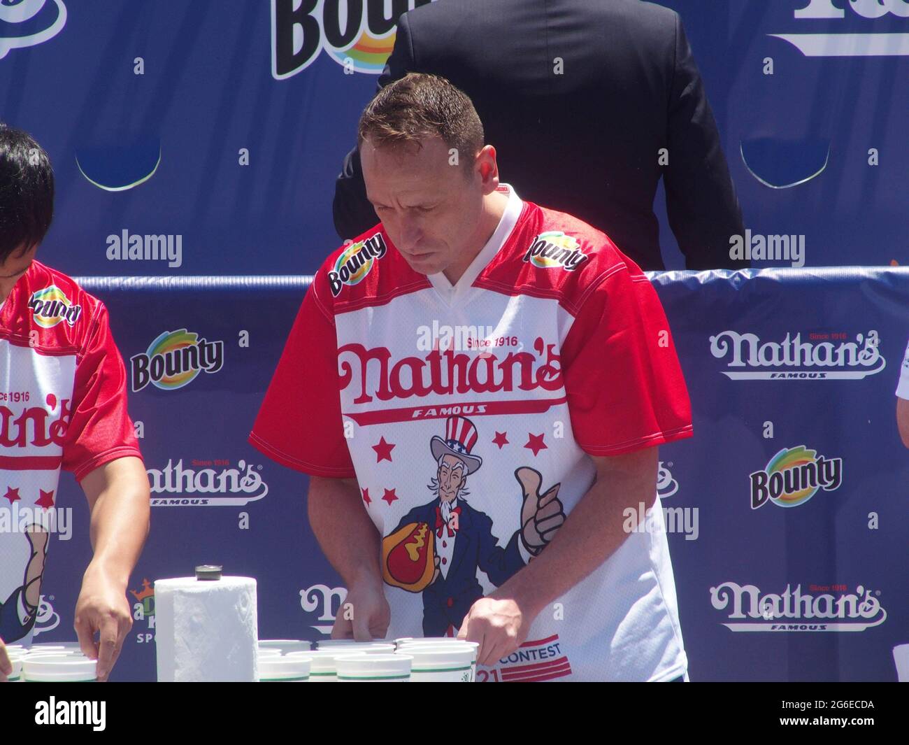 New York, New York, USA. 4th July, 2021. NATHAN'S FAMOUS FOURTH OF JULY ...