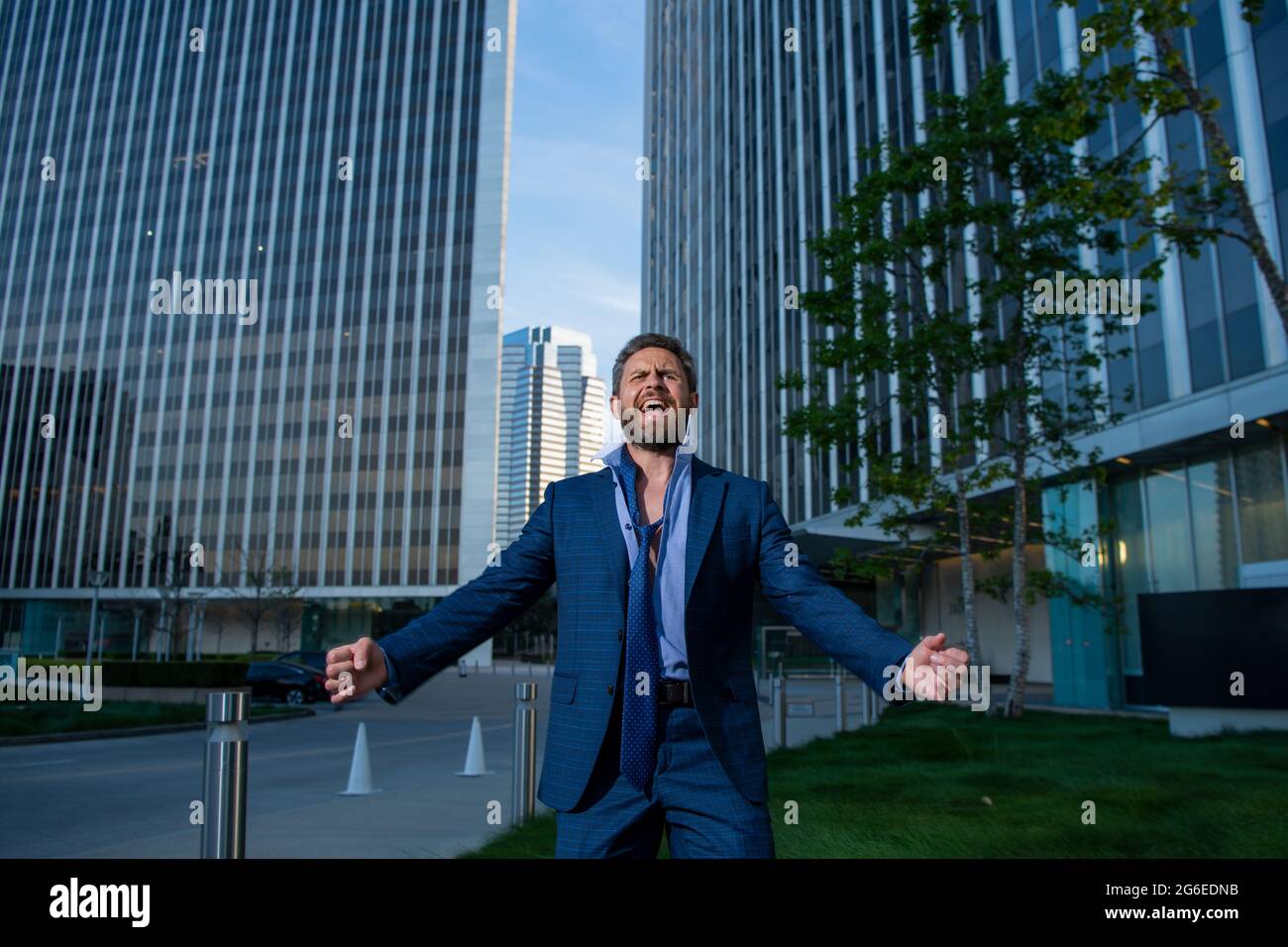 Angry and scary businessman in the office hi-res stock photography and ...