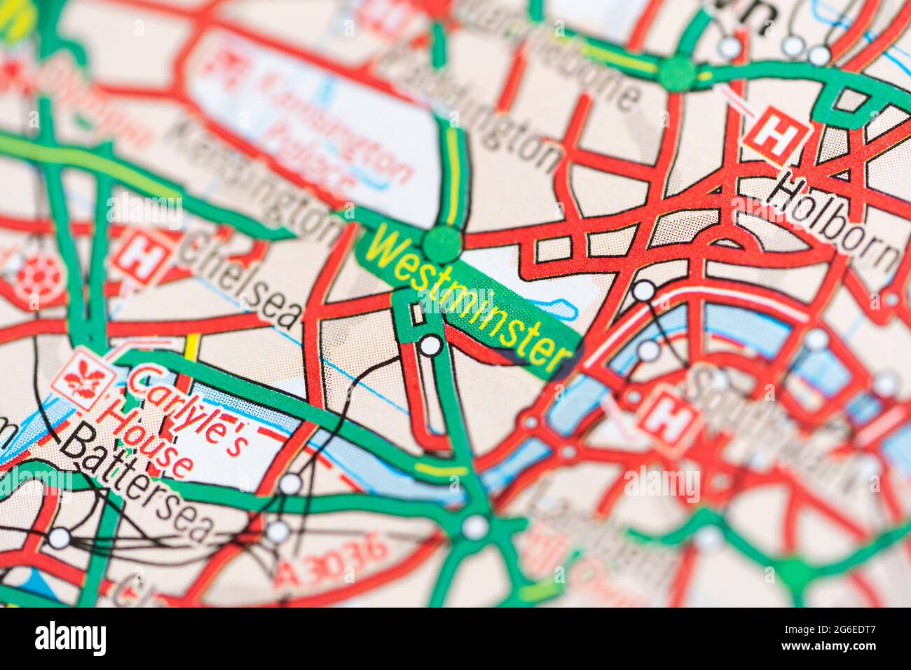 Map of westminster hi-res stock photography and images - Alamy